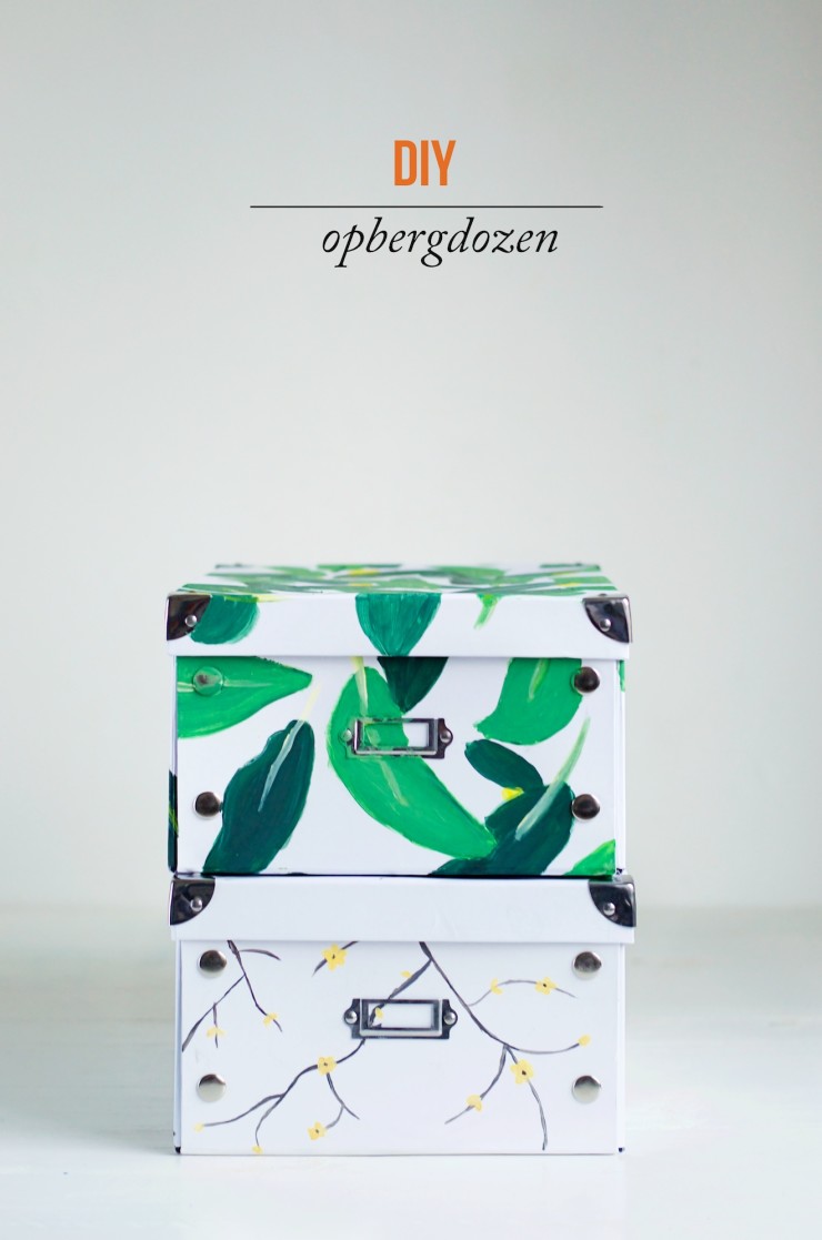 Geverfde opbergdozen | A Cup of Life
