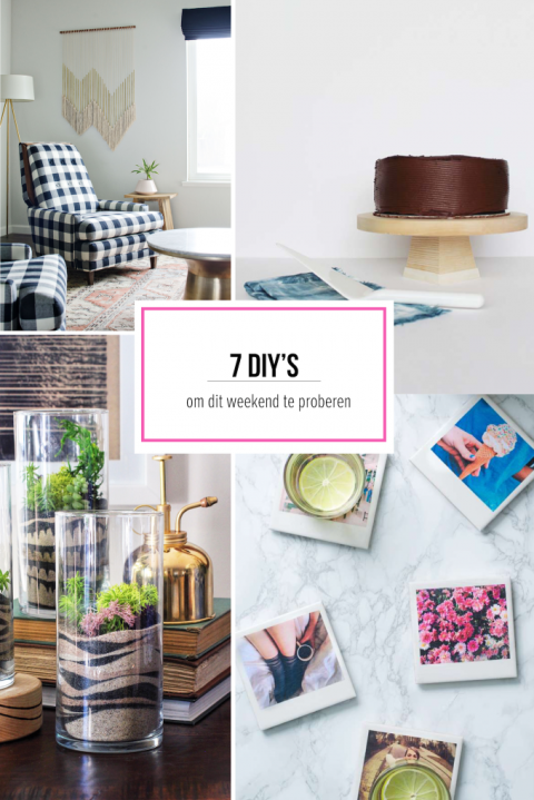 7 DIY projecten om dit weekend te proberen | A Cup of Life